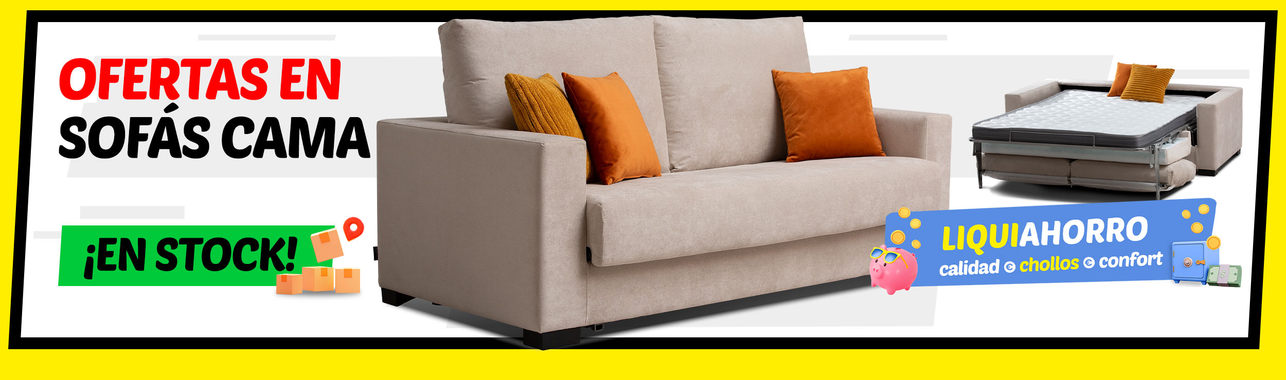 Sofás cama apertura italiana baratos y en liquidacion.